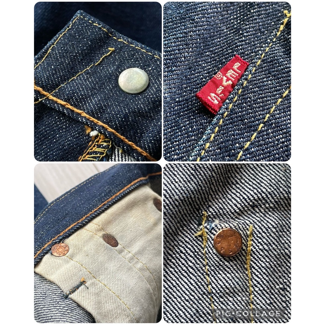 スペシャル!真っ紺バキバキ!50s Levi's 503ZXX 革パッチ キッズ スペシャル!真っ紺バキバキ!50s Levi's 503ZXX 革パッチ キッズ