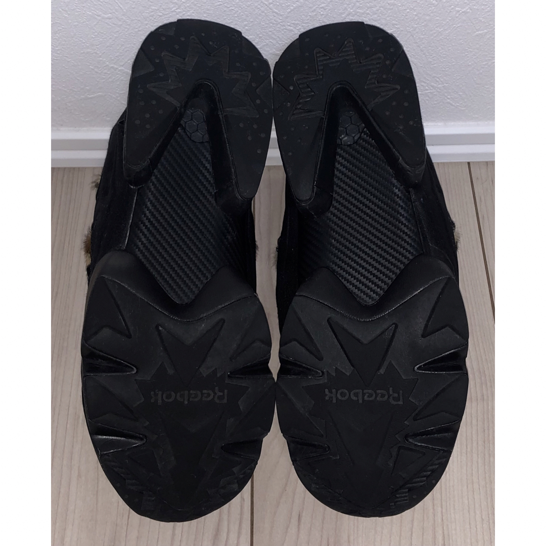 Reebok - 24.5cm 良品 REEBOK PUMP FURY OG ヒョウ柄 ハラコ 黒 Reebok - 24.5cm 良品 REEBOK PUMP FURY OG ヒョウ柄 ハラコ 黒
