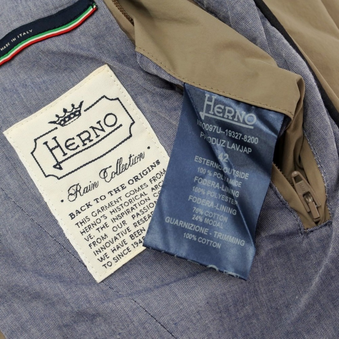 HERNO - 【中古】ヘルノ Herno ナイロン ステンカラーコート HERNO - 【中古】ヘルノ Herno ナイロン ステンカラーコート