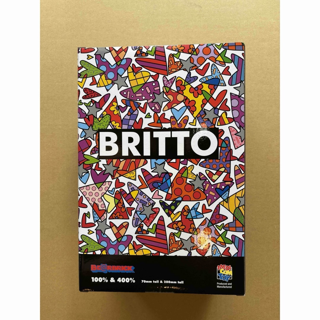 BE@RBRICK ROMERO BRITTO HEART 100% 400% BE@RBRICK ROMERO BRITTO HEART 100% 400%