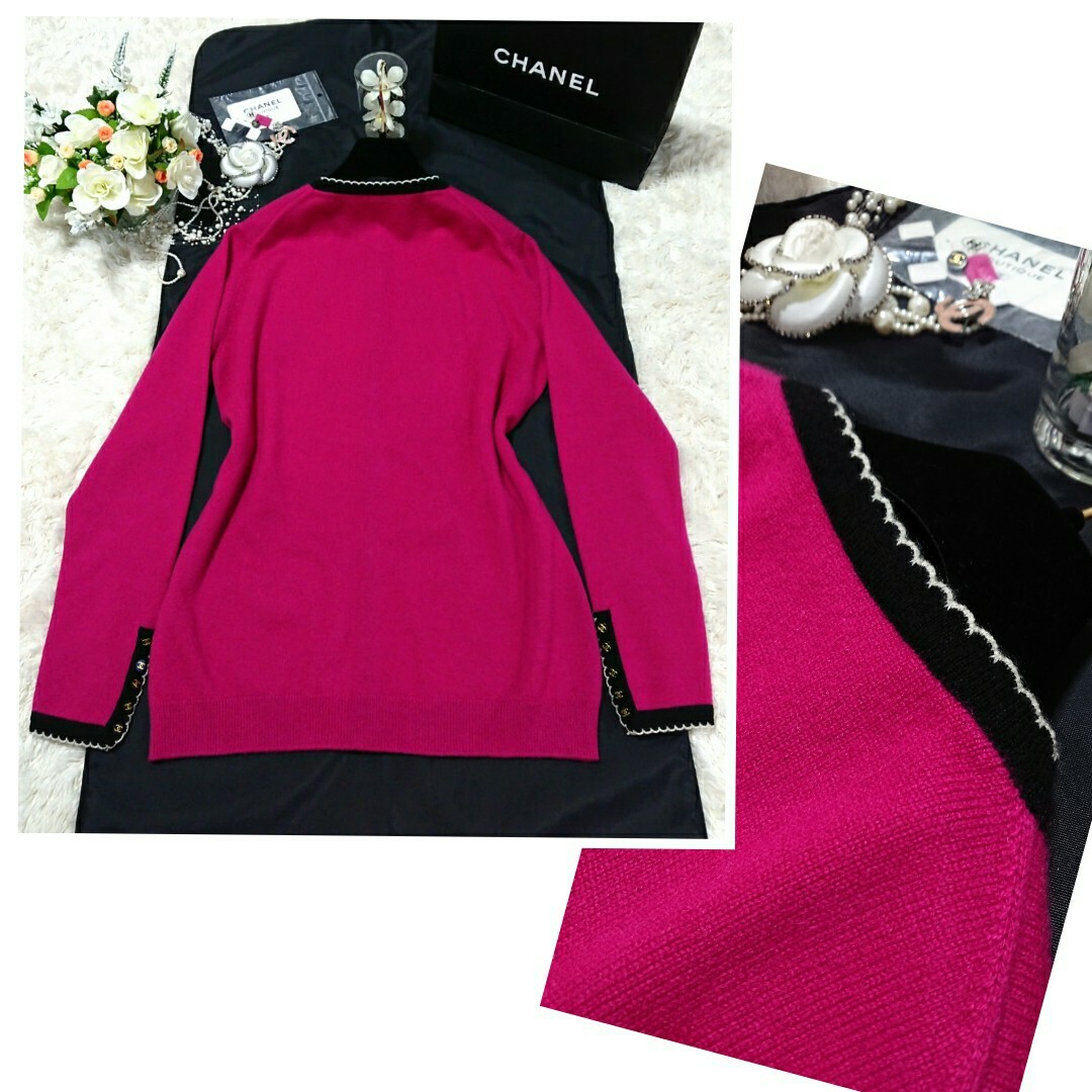 CHANEL - シャネル❤️カーディガン➕トップス❤️可愛いピンク CHANEL - シャネル❤️カーディガン➕トップス❤️可愛いピンク