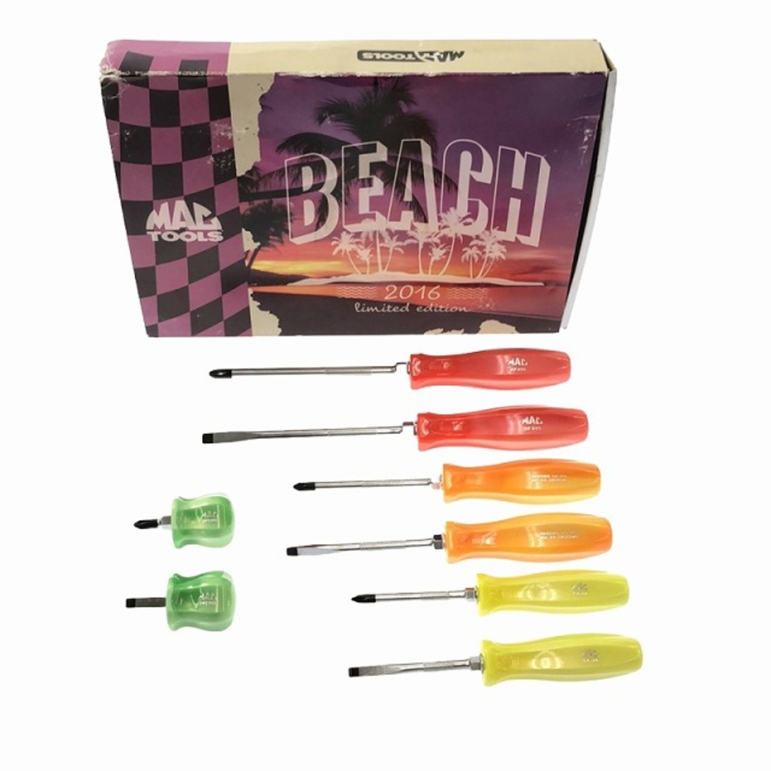 ☆美品 限定色☆MACTOOLS マックツールズ ドライバー 8本セット ☆美品 限定色☆MACTOOLS マックツールズ ドライバー 8本セット