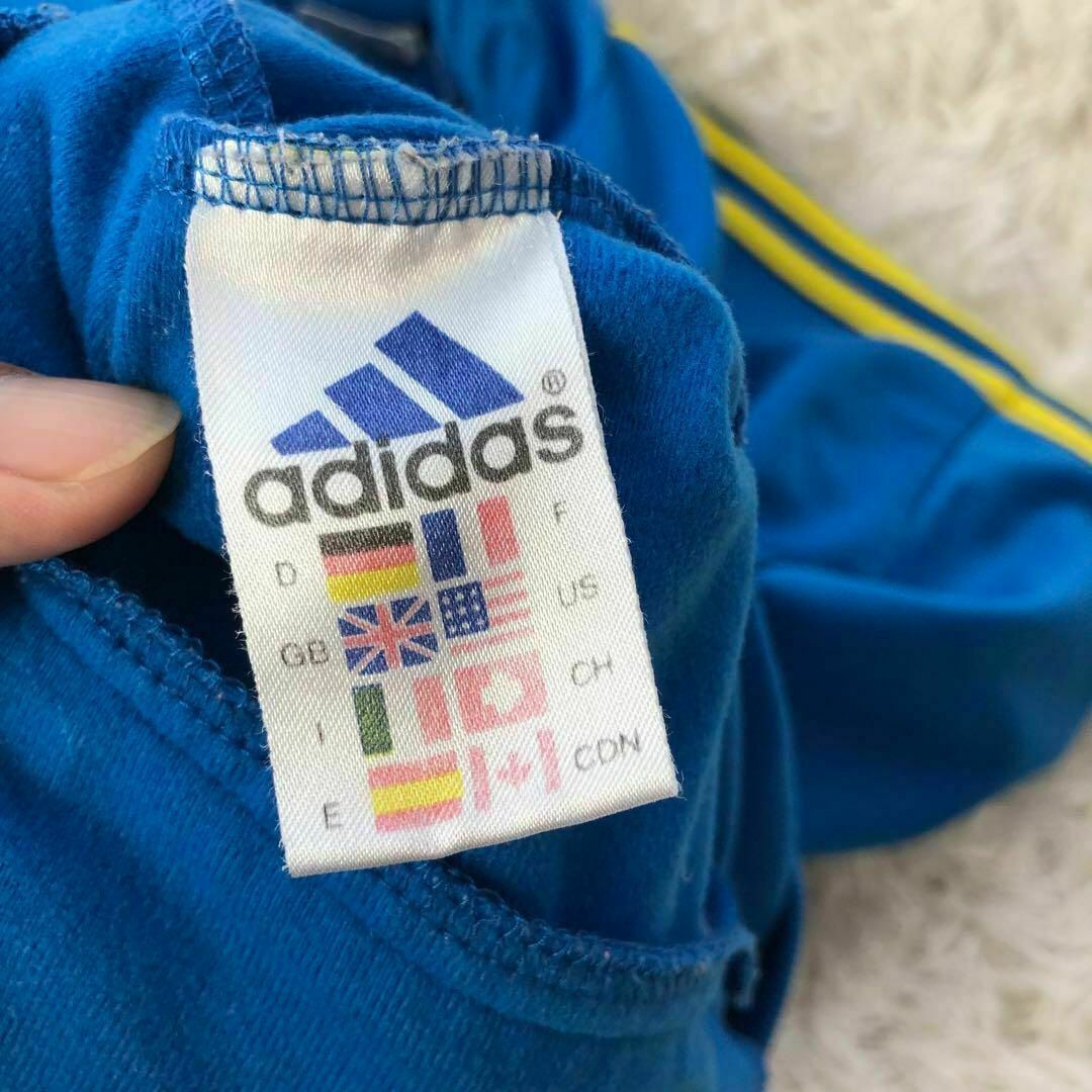 adidas - Adidasアディダス トラックジャケットブルー青黄色 adidas - Adidasアディダス トラックジャケットブルー青黄色