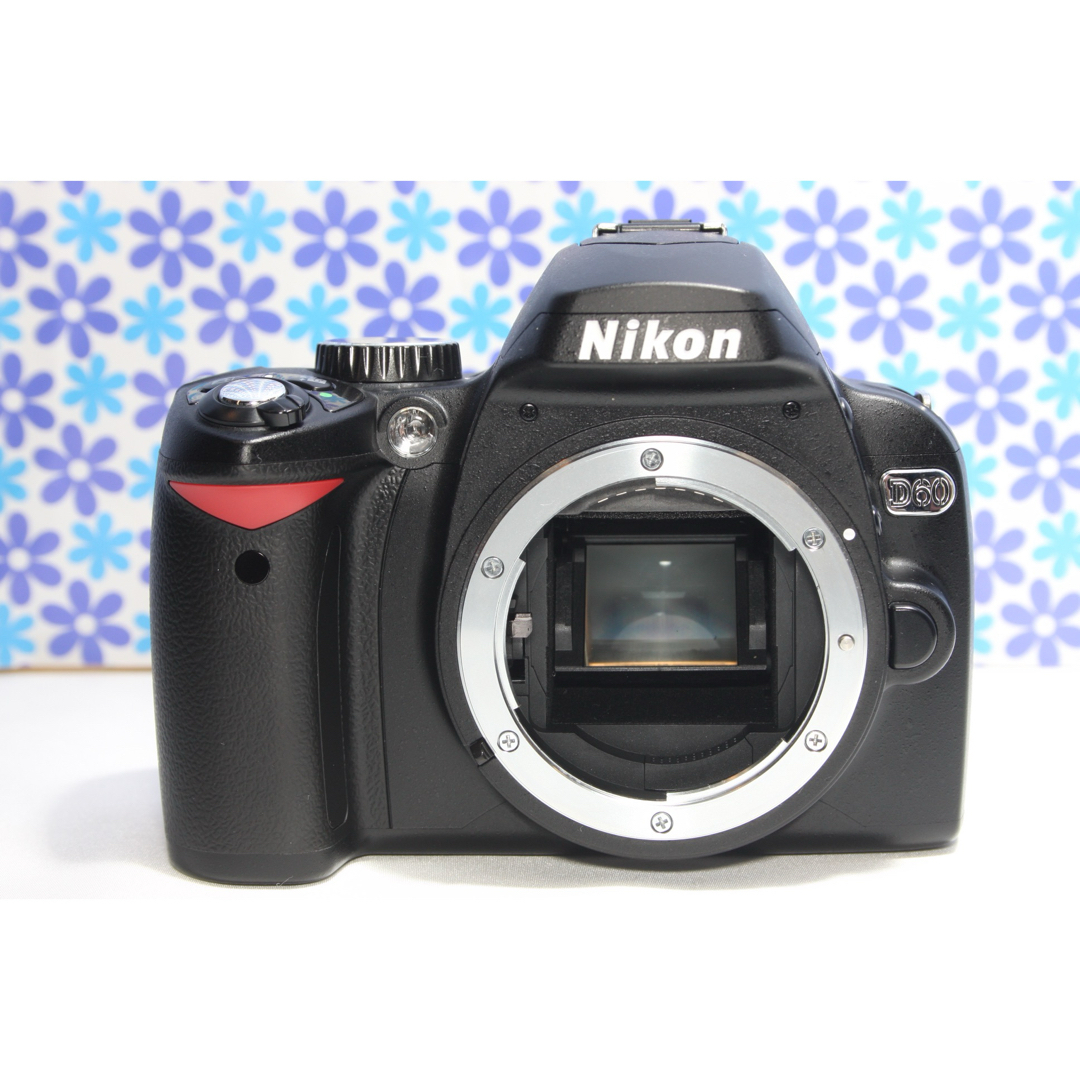 極美品☆Nikon D60 レンズキット☆高画質☆おすすめ一眼レフ 極美品☆Nikon D60 レンズキット☆高画質☆おすすめ一眼レフ