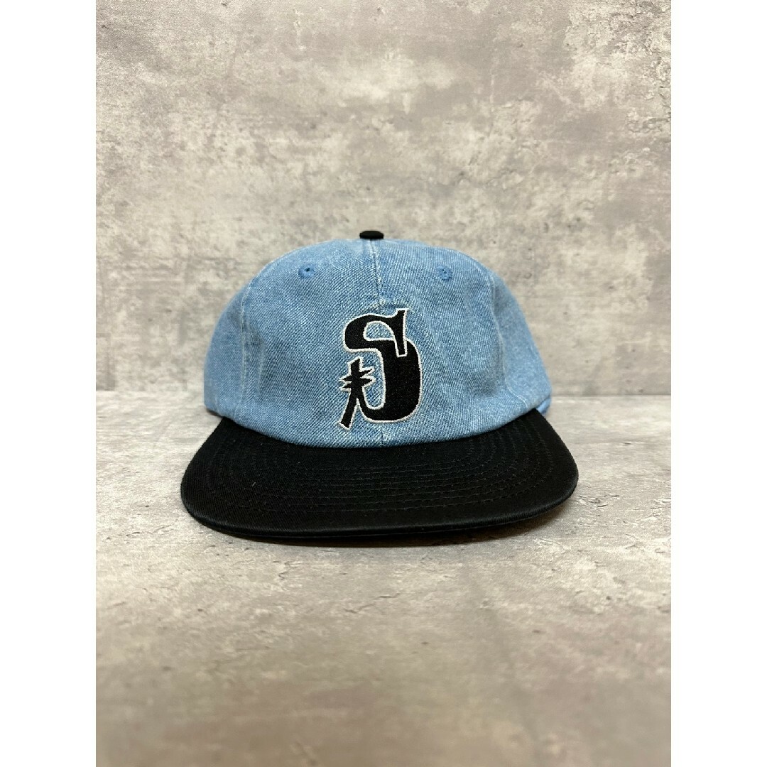 STUSSY - ステューシー ヴィンテージSロゴ ロープロ デニム STUSSY - ステューシー ヴィンテージSロゴ ロープロ デニム