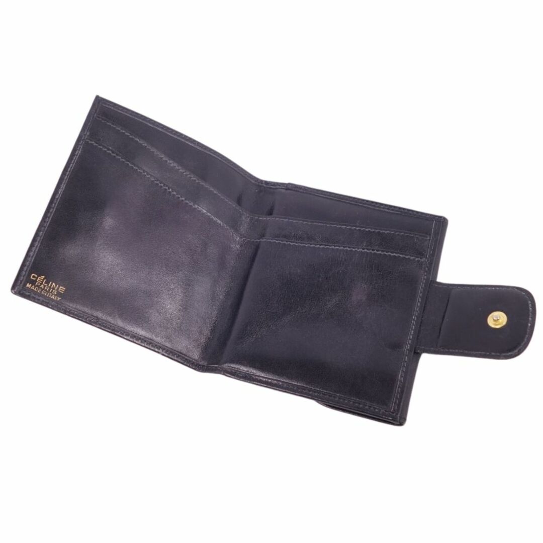 CELINE - Vintage セリーヌ CELINE 財布 二つ折り財布 馬車金具 CELINE - Vintage セリーヌ CELINE 財布 二つ折り財布 馬車金具