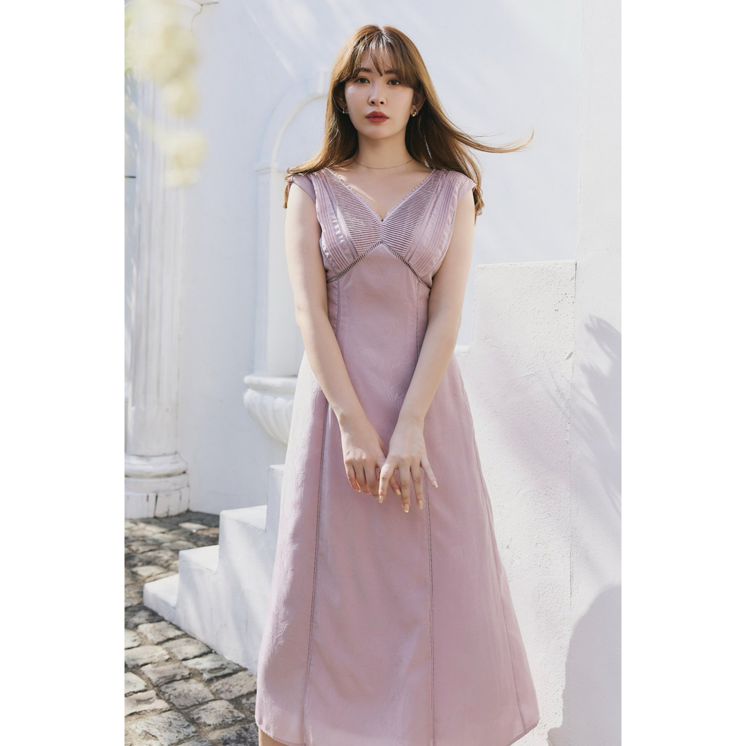 herlipto Lace Trimmed Jacquard Dress レディース herlipto Lace Trimmed Jacquard Dress レディース