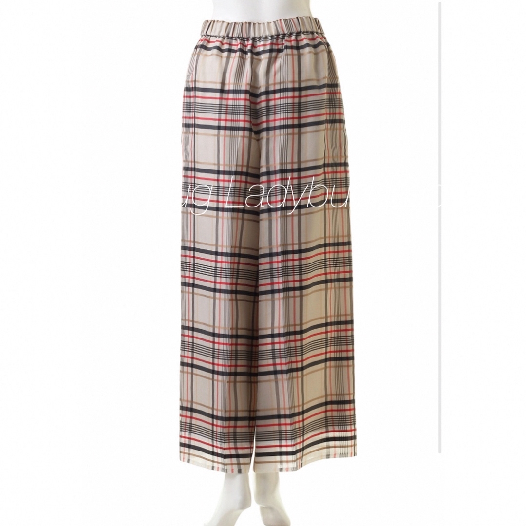 ebure - 新品◇エブールebure◇タータン シルク オーガンジー ebure - 新品◇エブールebure◇タータン シルク オーガンジー