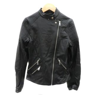 H&M 美品 レザージャケット ライダースジャケット 春アウター H&M 美品 レザージャケット ライダースジャケット 春アウター