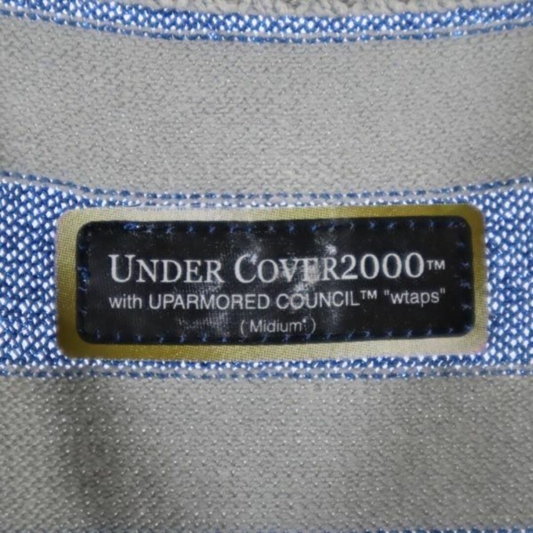 UNDERCOVER - アンダーカバー ボーダー ニット ベスト M グレー UNDERCOVER - アンダーカバー ボーダー ニット ベスト M グレー