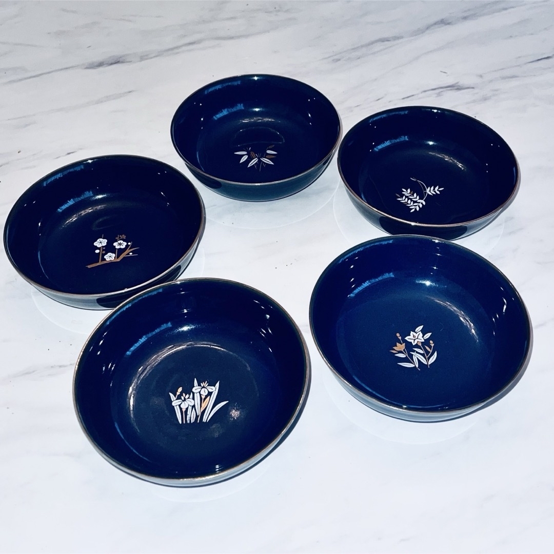 たち吉 - 新品 たち吉 金彩 小鉢セット 5枚組 丸皿 小皿 花柄 絵 たち吉 - 新品 たち吉 金彩 小鉢セット 5枚組 丸皿 小皿 花柄 絵