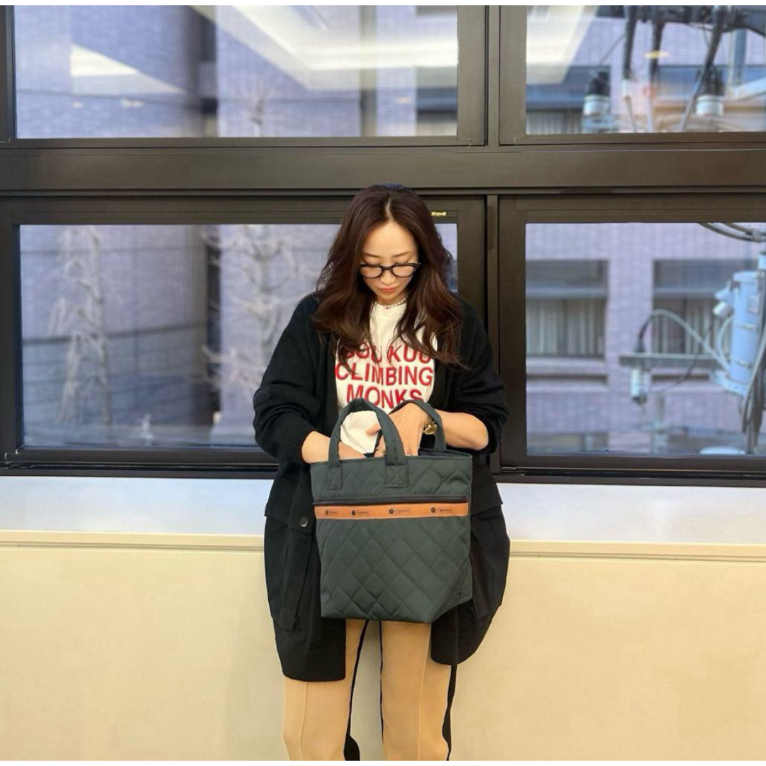 神崎恵 レスポートサック MEDIUM MULTI TOTE ディープグリーン 神崎恵 レスポートサック MEDIUM MULTI TOTE ディープグリーン