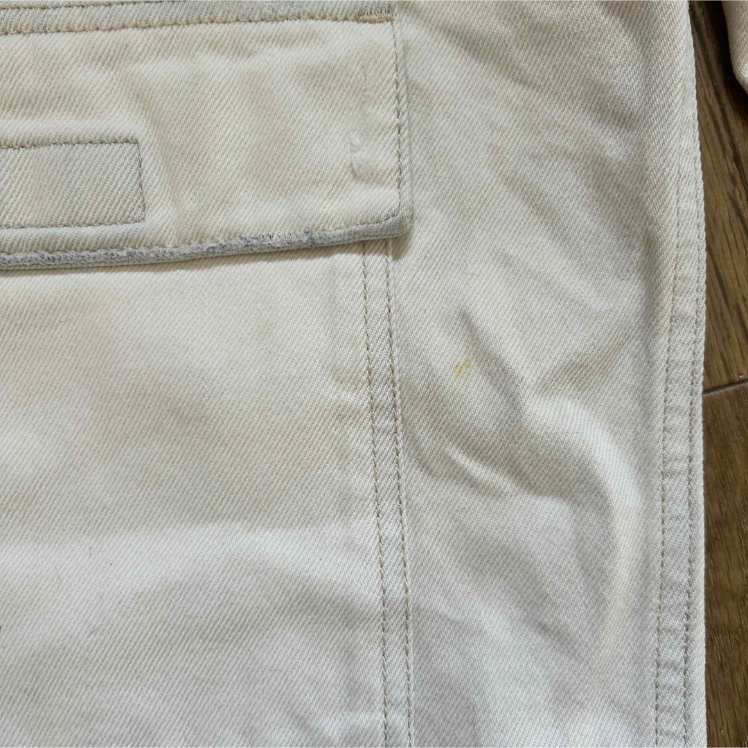 BALENCIAGA - 【名作】BALENCIAGA カーゴパンツ ホワイト サイズ BALENCIAGA - 【名作】BALENCIAGA カーゴパンツ ホワイト サイズ