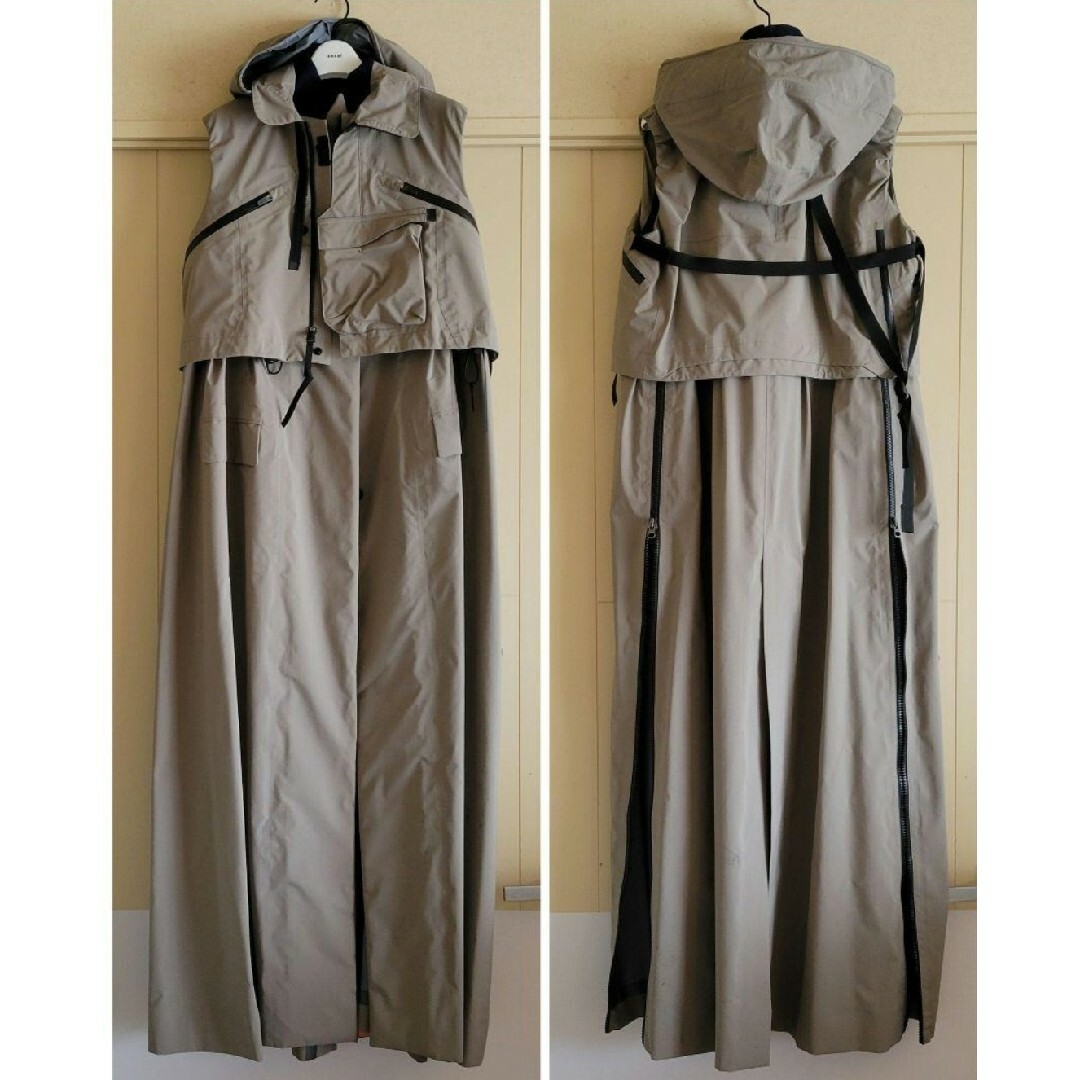 sacai - sacai ACRONYM 291,500円 レア希少 コートドレス サイズ sacai - sacai ACRONYM 291,500円 レア希少 コートドレス サイズ