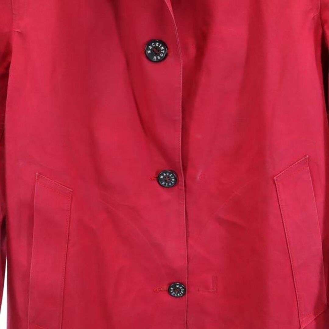 MACKINTOSH - マッキントッシュ ステンカラーコート 32 赤 MACKINTOSH - マッキントッシュ ステンカラーコート 32 赤