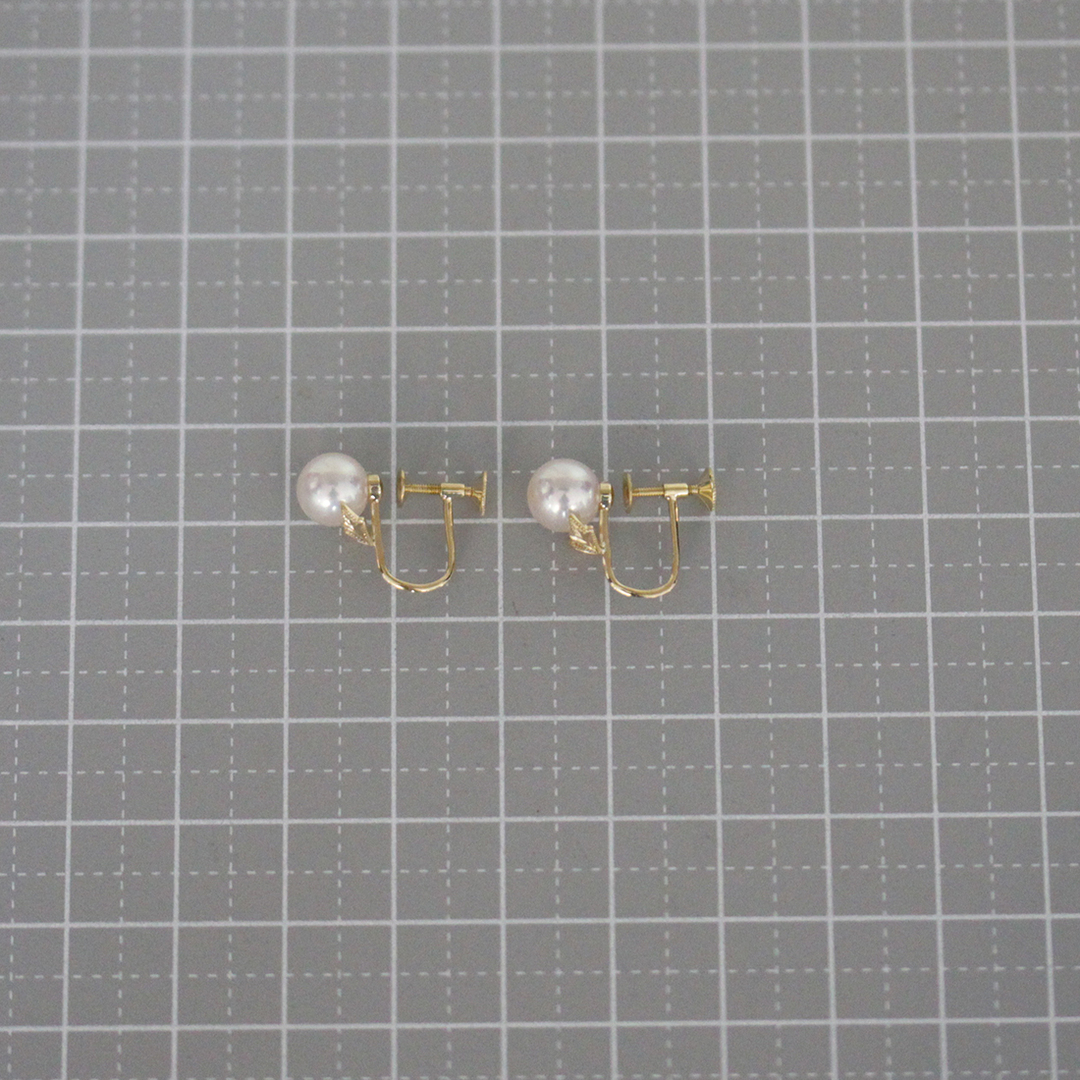 TASAKI タサキ アコヤパール6.9mm イヤリング K18YG 2.4g TASAKI タサキ アコヤパール6.9mm イヤリング K18YG 2.4g