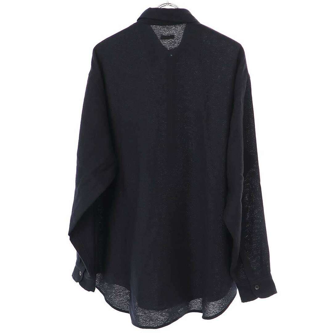 COMOLI コモリ 23SS カシミア和紙ハーフジップシャツ X01-02006 COMOLI コモリ 23SS カシミア和紙ハーフジップシャツ X01-02006