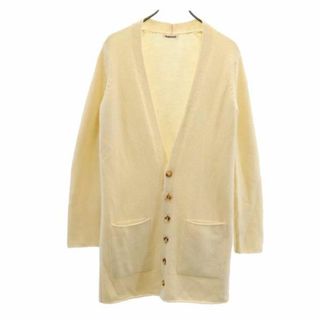 AURALEE - オーラリー 日本製 ロング カーディガン 1 アイボリー AURALEE - オーラリー 日本製 ロング カーディガン 1 アイボリー