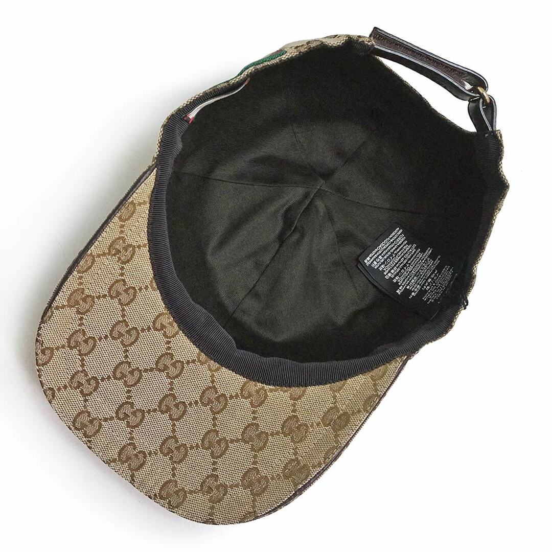 GUCCI - グッチ ベースボール キャップ ハット 帽子 Lサイズ GUCCI - グッチ ベースボール キャップ ハット 帽子 Lサイズ