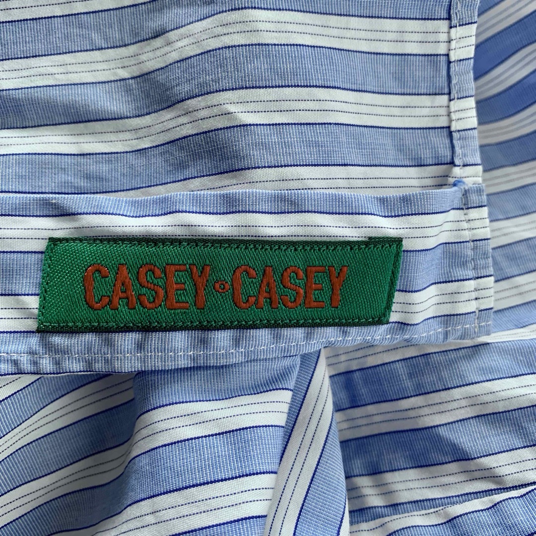 CASEY CASEY - CASEY CASEY ドルマンスリーブシャツ ブルー CASEY CASEY - CASEY CASEY ドルマンスリーブシャツ ブルー