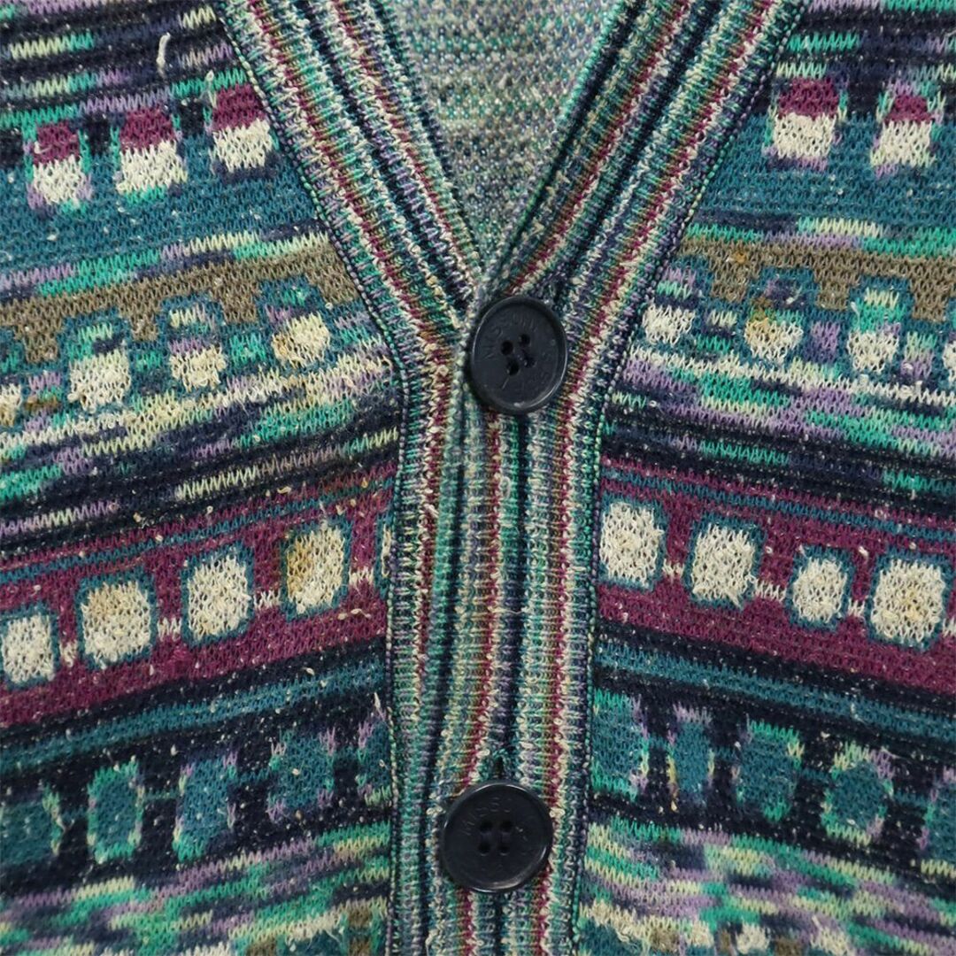 MISSONI ミッソーニ イタリア製 総柄 ニット ベスト お洒落 秋冬 MISSONI ミッソーニ イタリア製 総柄 ニット ベスト お洒落 秋冬
