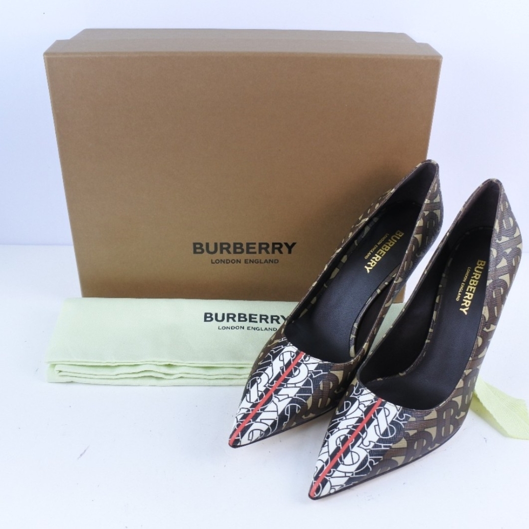 BURBERRY - 【BURBERRY】レディースパンプス 23cm モノグラム BURBERRY - 【BURBERRY】レディースパンプス 23cm モノグラム
