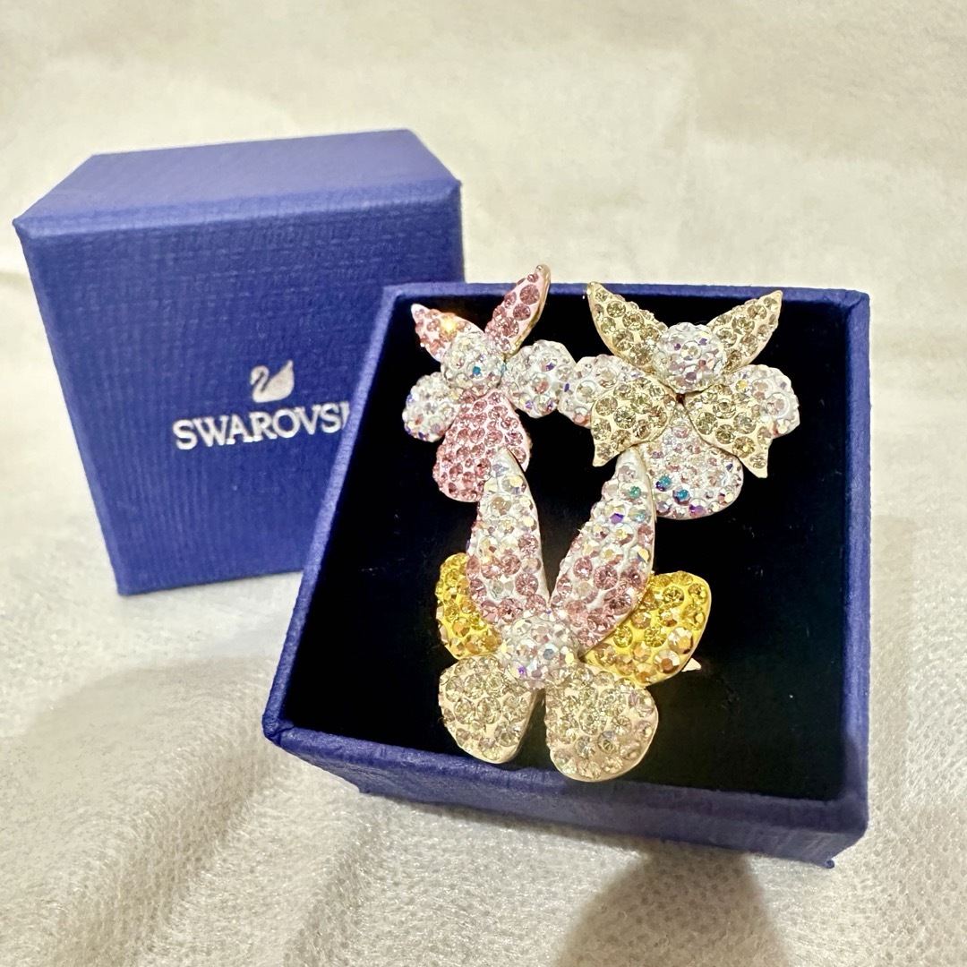 SWAROVSKI - 日本未入荷swarovskiオーキッド蘭フラワーオーロラ SWAROVSKI - 日本未入荷swarovskiオーキッド蘭フラワーオーロラ