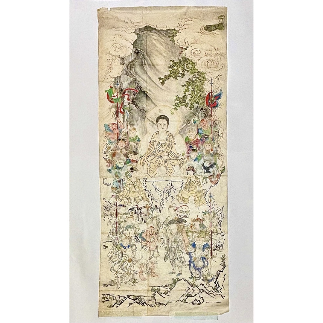琴浦/蓬莱山図/祝事山水図/掛軸☆宝船☆Z-448 しょっぱかっ 琴浦/蓬莱山図/祝事山水図/掛軸☆宝船☆Z-448 しょっぱかっ