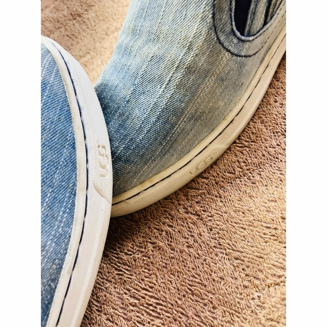 UGG - UGG☆アグ☆デニム☆スリッポン☆ロゴロゴ☆スニーカーの UGG - UGG☆アグ☆デニム☆スリッポン☆ロゴロゴ☆スニーカーの