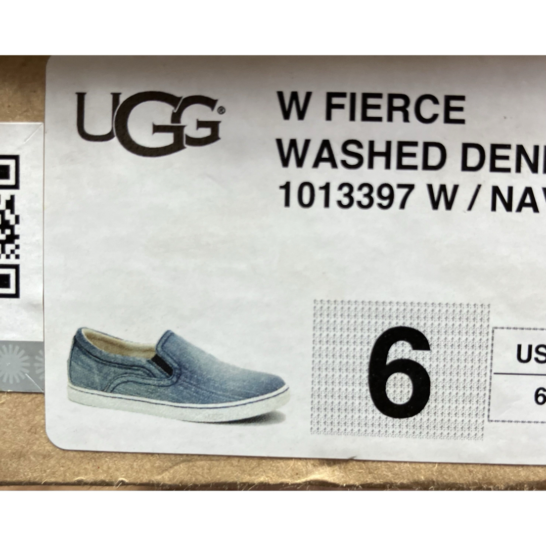 UGG - UGG☆アグ☆デニム☆スリッポン☆ロゴロゴ☆スニーカーの UGG - UGG☆アグ☆デニム☆スリッポン☆ロゴロゴ☆スニーカーの