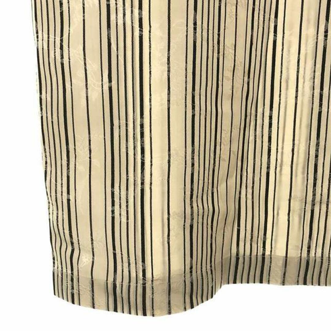 美品】 Mame Kurogouchi / マメクロゴウチ | Floral Stripe Silk 美品】 Mame Kurogouchi / マメクロゴウチ | Floral Stripe Silk