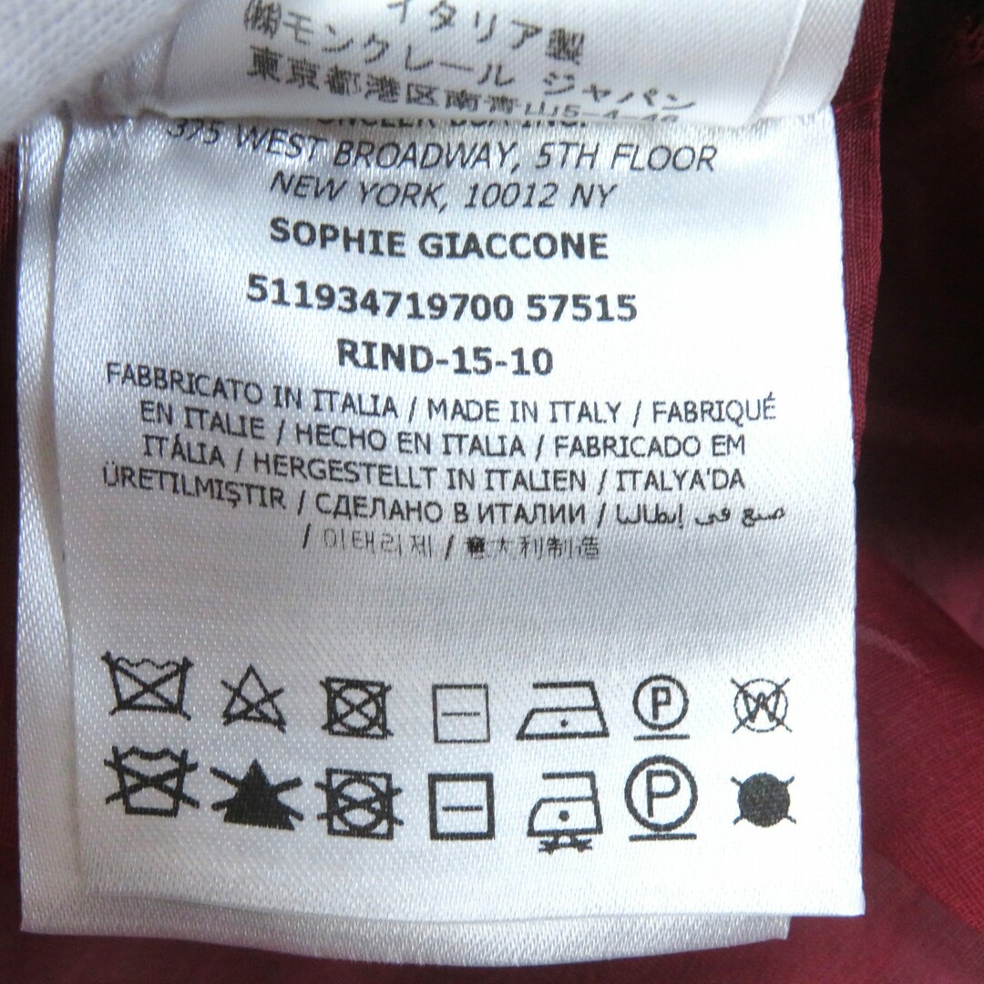 未使用品△MONCLER GAMME ROUGE モンクレール ガムルージュ 未使用品△MONCLER GAMME ROUGE モンクレール ガムルージュ