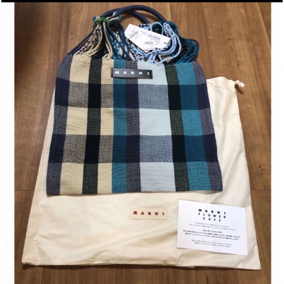 MARNI - MARNI FLOWER CAFE ハンモックバッグ セラミックの通販 MARNI - MARNI FLOWER CAFE ハンモックバッグ セラミックの通販