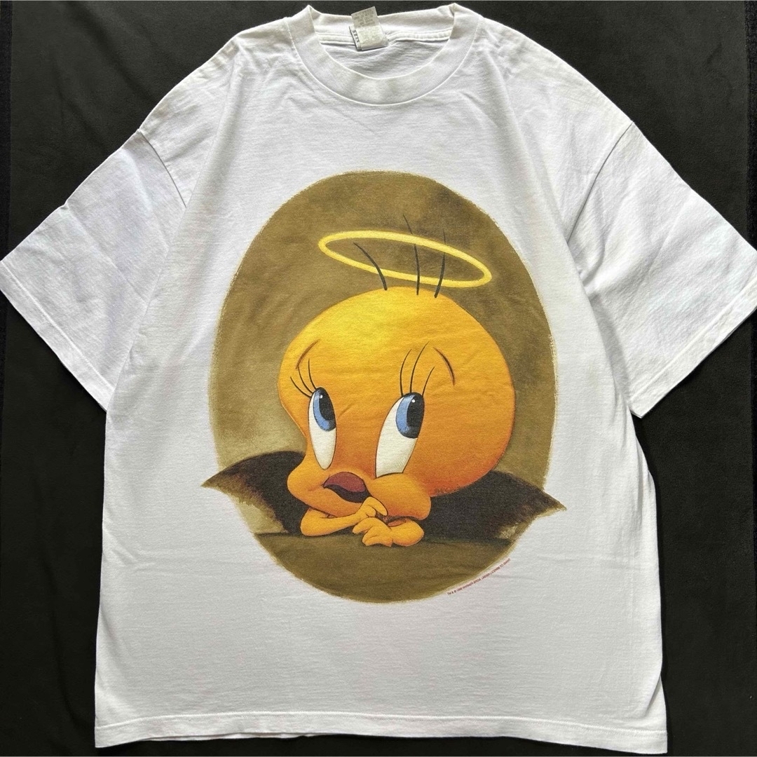 希少 古着 90's Looney Tunes Tweety 天使 Tシャツ 希少 古着 90's Looney Tunes Tweety 天使 Tシャツ
