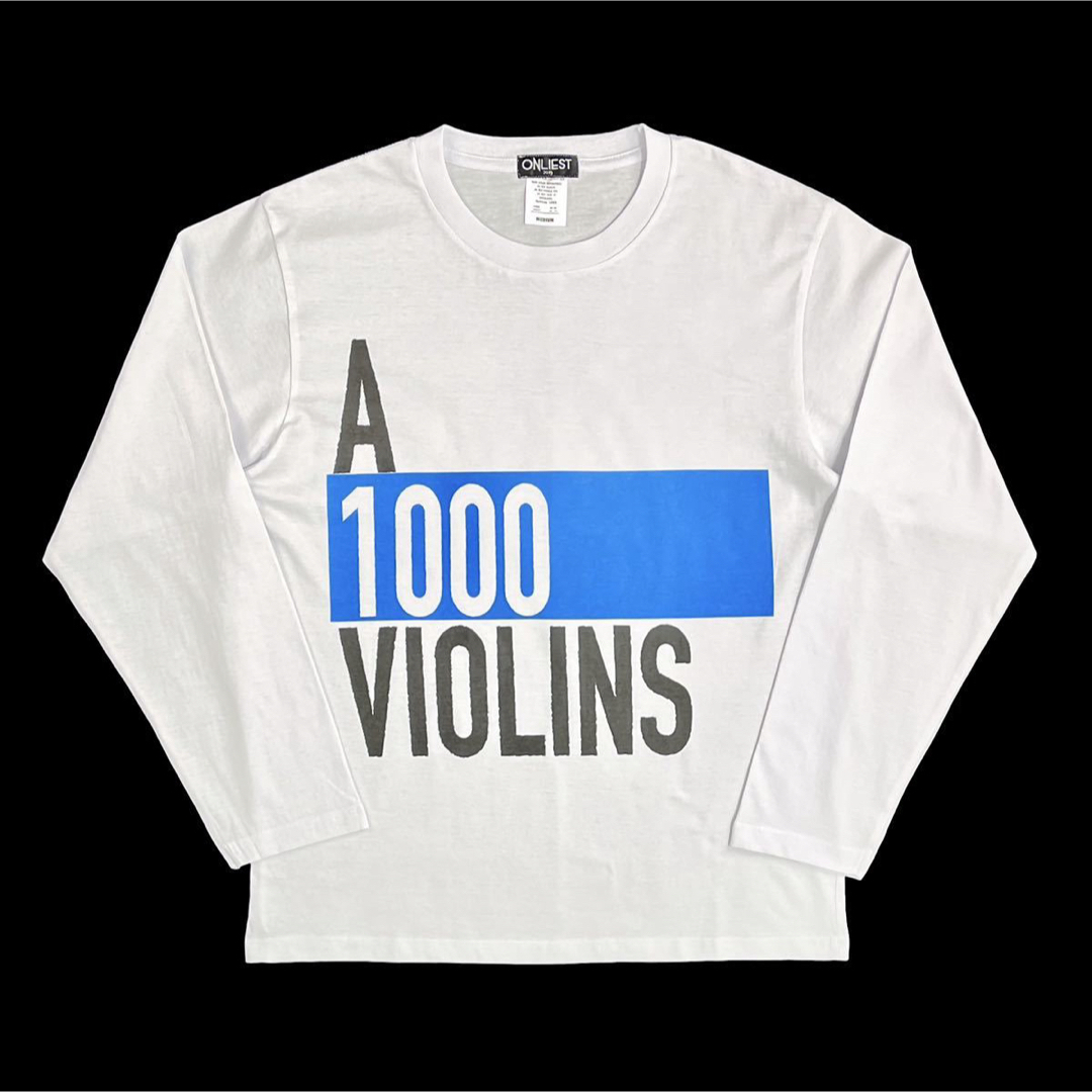 新品 THE BLUE HEARTS 1000のバイオリン ロンT 長袖Tシャツ 新品 THE BLUE HEARTS 1000のバイオリン ロンT 長袖Tシャツ