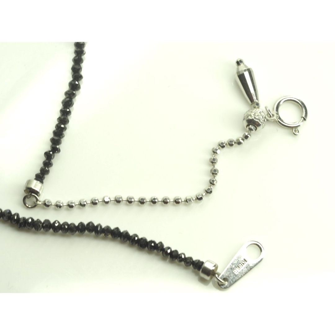 計20.0ct!K18WG 天然ブラックダイヤモンドネックレス 46cm 計20.0ct!K18WG 天然ブラックダイヤモンドネックレス 46cm