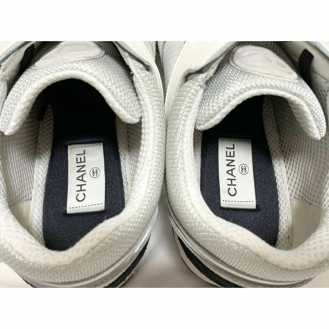 CHANEL - 超美品 シャネル ココマーク G39068 スエード メッシュ CHANEL - 超美品 シャネル ココマーク G39068 スエード メッシュ