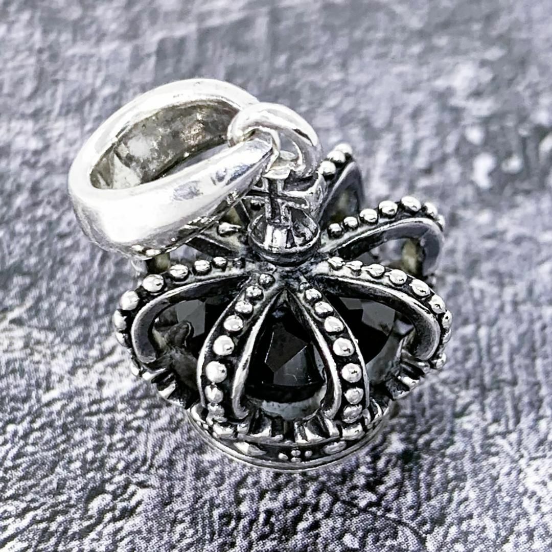 定価4.2万☆Justin Davis クラウン・ストーンネックレス ブラック2 定価4.2万☆Justin Davis クラウン・ストーンネックレス ブラック2