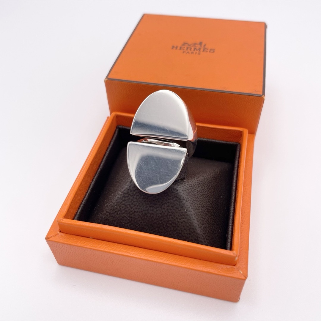 HERMES - HERMES Initial Ring 53 イニシャル リング シルバー HERMES - HERMES Initial Ring 53 イニシャル リング シルバー