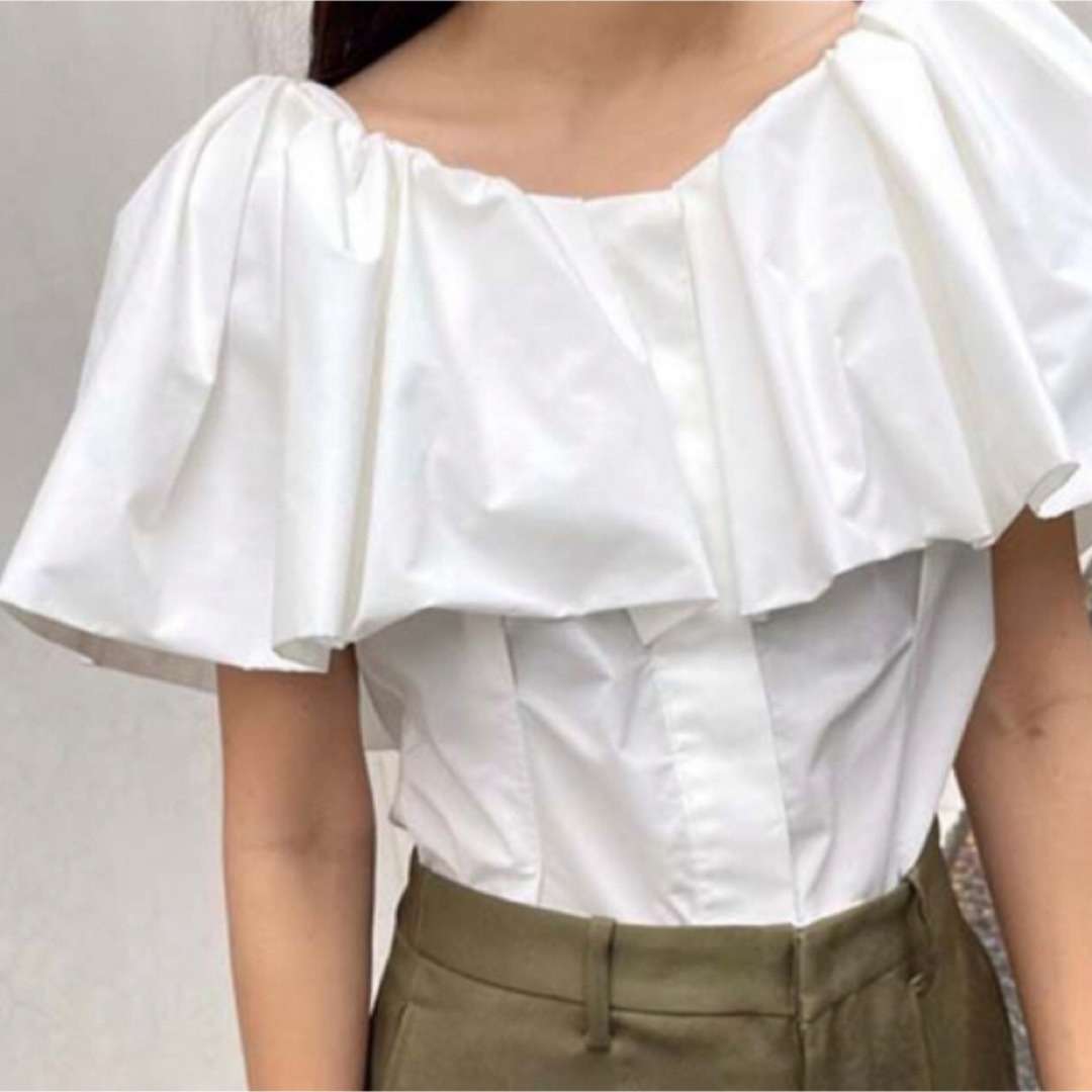 styling/ - stylingラッフルショルダーブラウス田中みな実神崎恵 styling/ - stylingラッフルショルダーブラウス田中みな実神崎恵