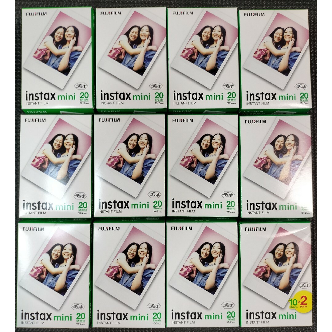 新品☆インスタントフィルム INSTAX MINI JP わざとらしい 2パック 新品☆インスタントフィルム INSTAX MINI JP わざとらしい 2パック