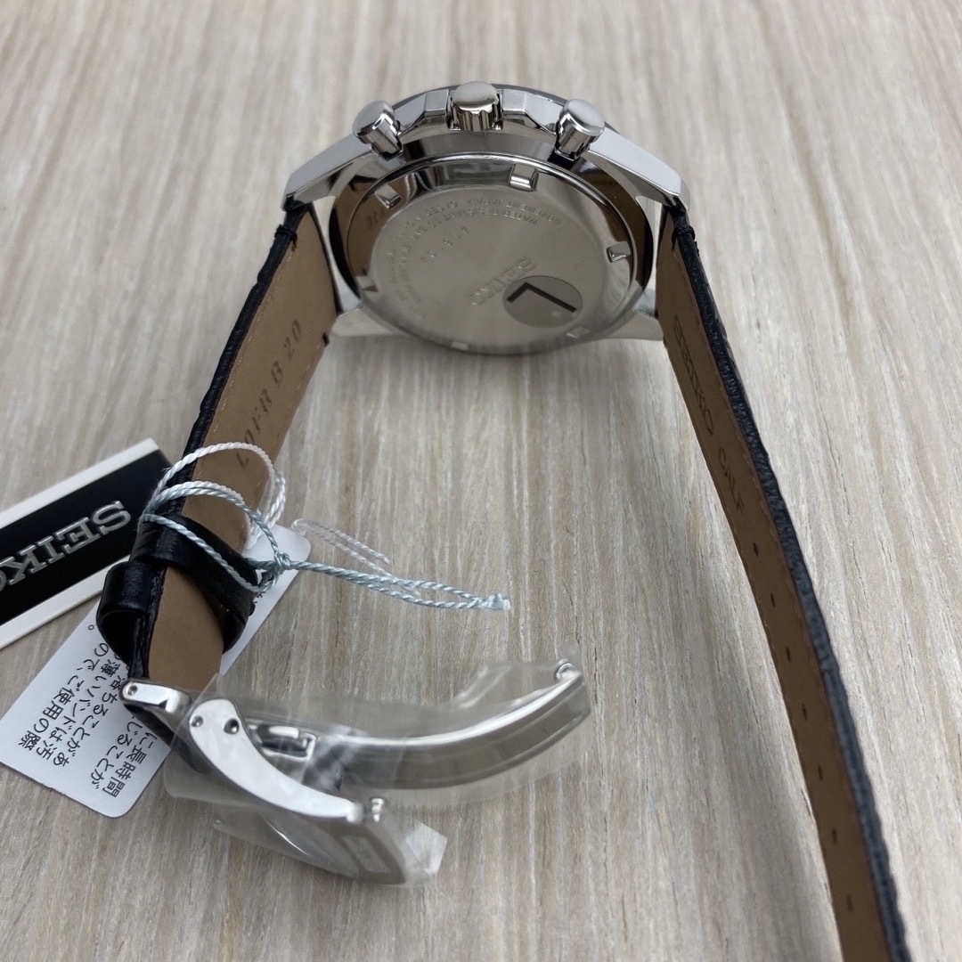 SEIKO - セイコー メンズ クロノグラフ 腕時計 SBTR021 革バンド SEIKO - セイコー メンズ クロノグラフ 腕時計 SBTR021 革バンド