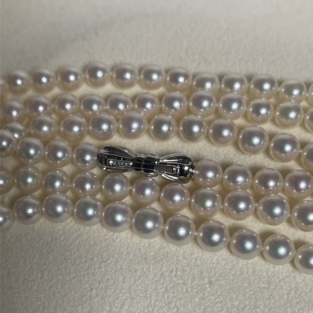 TASAKI - 【超美品】TASAKIパールネックレス 6-6.5mm約132cm TASAKI - 【超美品】TASAKIパールネックレス 6-6.5mm約132cm