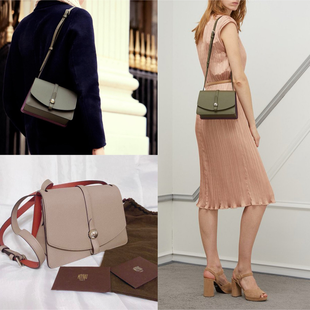 MOYNAT - 極美品 MOYNAT モワナ マドレーヌ エトープ バッグ MOYNAT - 極美品 MOYNAT モワナ マドレーヌ エトープ バッグ