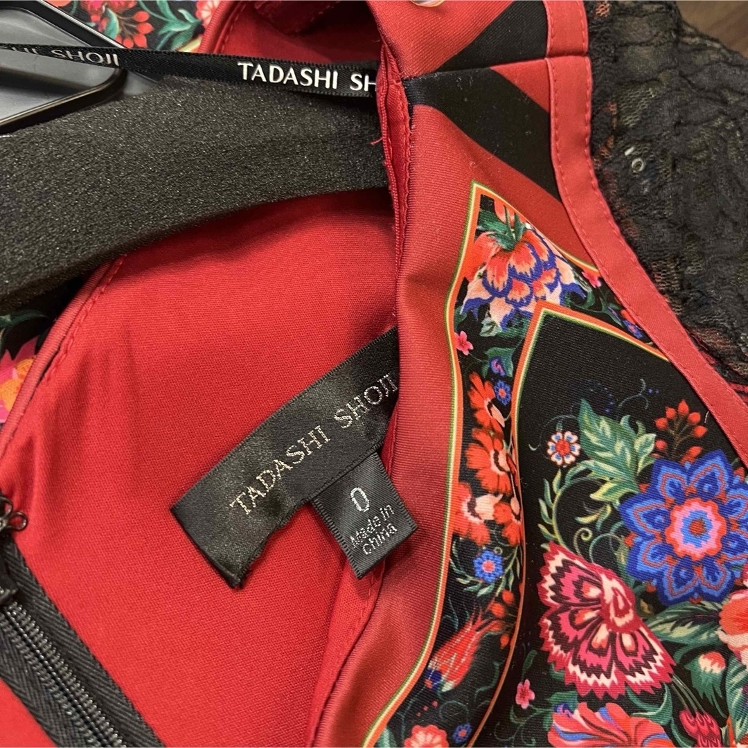 TADASHI SHOJI - TADASHI SHOJI 花柄 ボタニカルドレス TADASHI SHOJI - TADASHI SHOJI 花柄 ボタニカルドレス