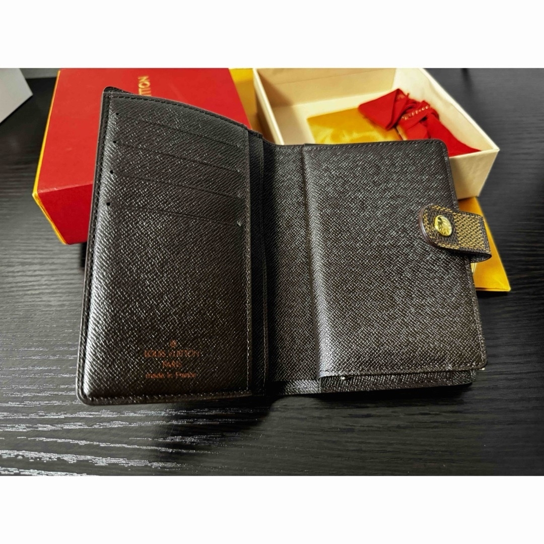 中古】ルイヴィトンーダミエーヴィエノワ(がま口折財布) 中古】ルイヴィトンーダミエーヴィエノワ(がま口折財布)