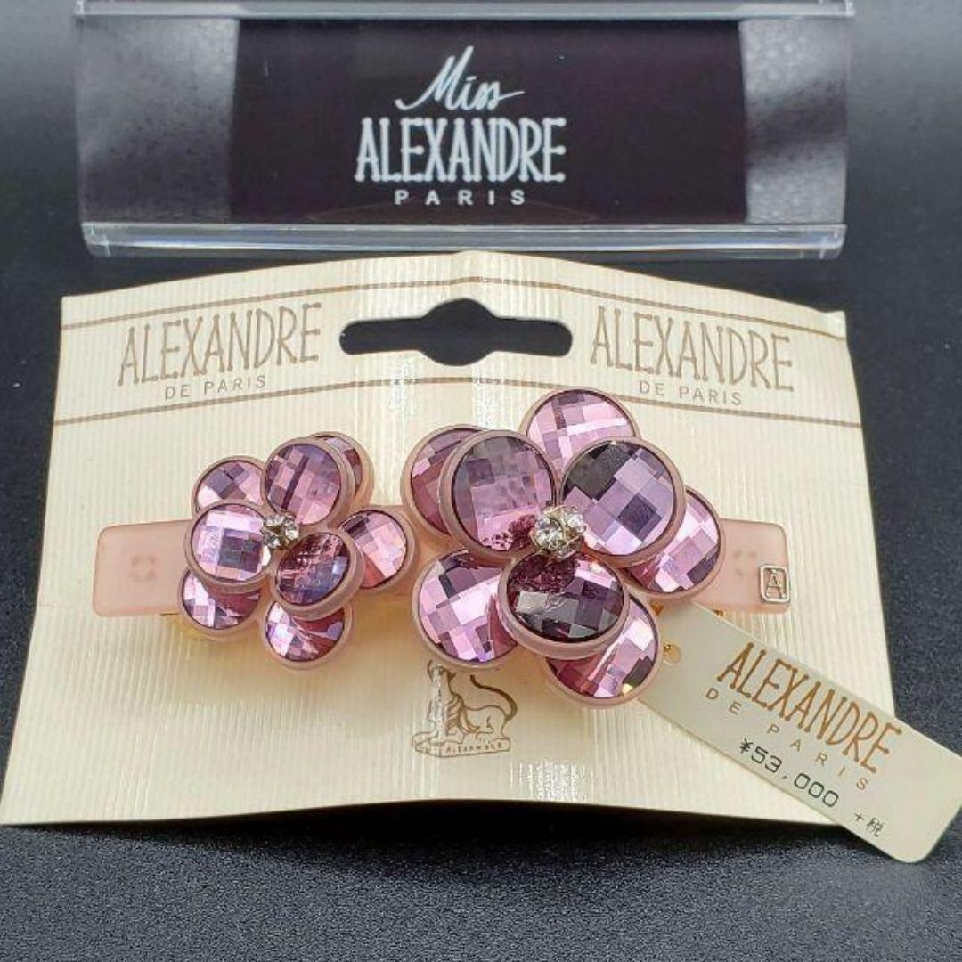 ALEXANDRE DE PARIS アレクサンドルドゥパリ バレッタ お花 ALEXANDRE DE PARIS アレクサンドルドゥパリ バレッタ お花