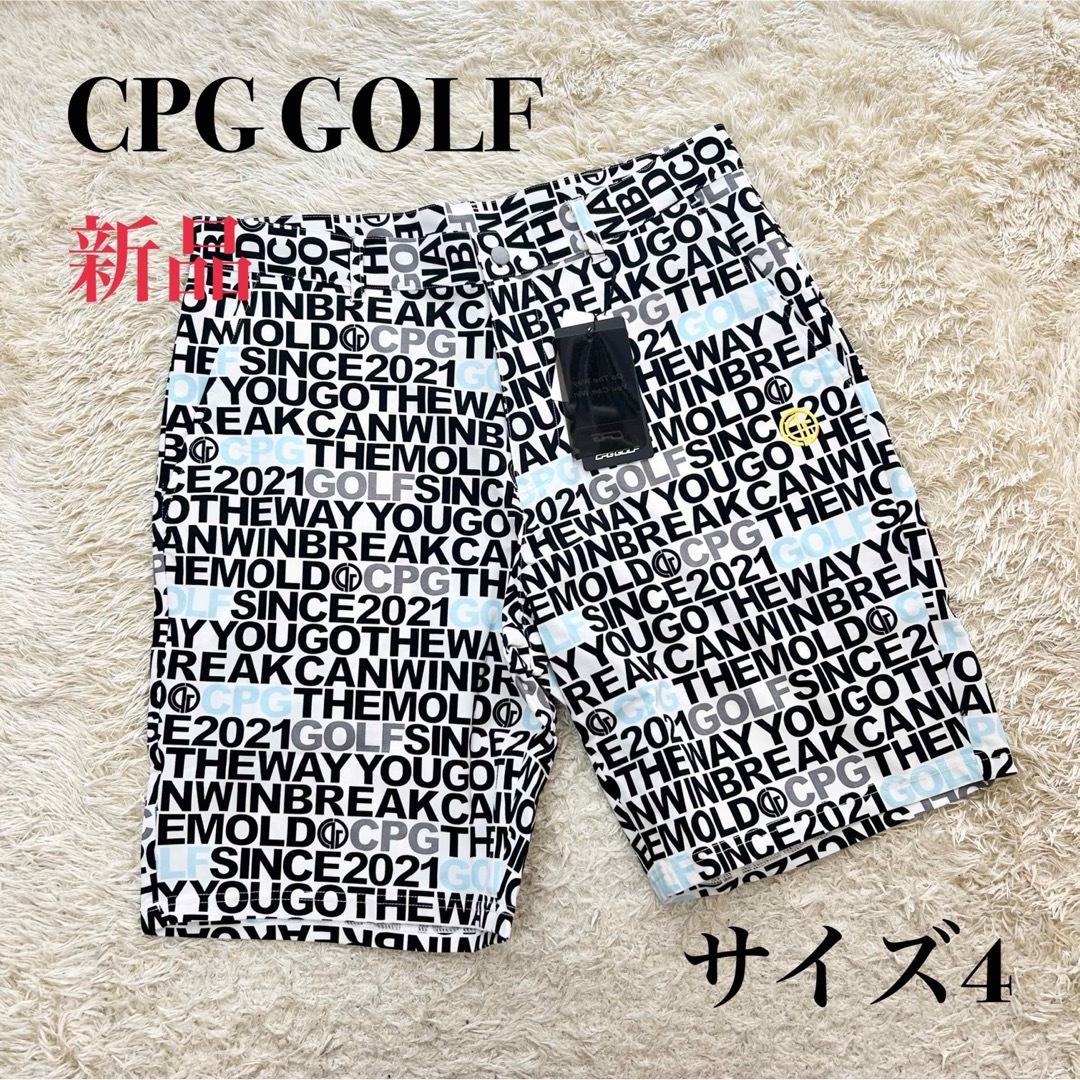 新品 CPG GOLF ハーフパンツ 短パン 総柄 ゴルフ メンズ 4 ウエア 新品 CPG GOLF ハーフパンツ 短パン 総柄 ゴルフ メンズ 4 ウエア