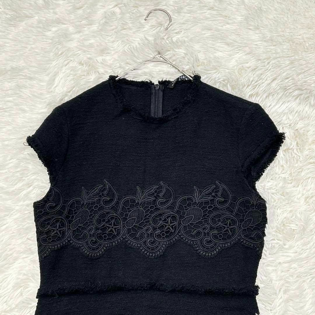 ZARA - 【c1294】ZARAWOMAN 膝丈ワンピース ノースリーブ レース ZARA - 【c1294】ZARAWOMAN 膝丈ワンピース ノースリーブ レース
