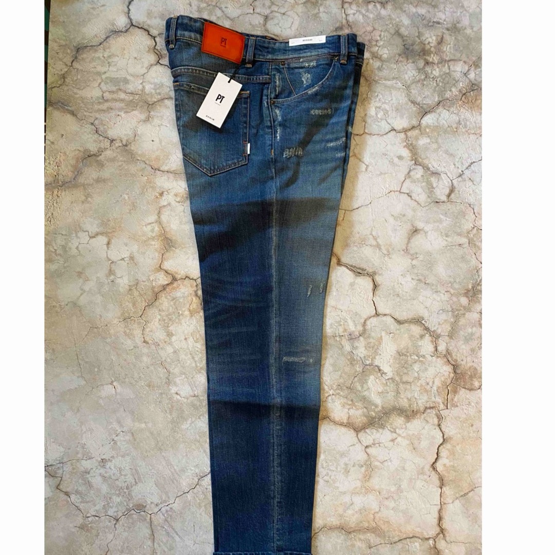 PT05 - 新品 PT Torino REGGAE ダメージ テーパード ストレッチ PT05 - 新品 PT Torino REGGAE ダメージ テーパード ストレッチ